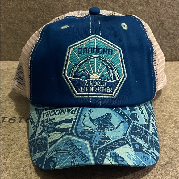 Disney | Other | Disney Blue And White Pandora Cap | Poshmark